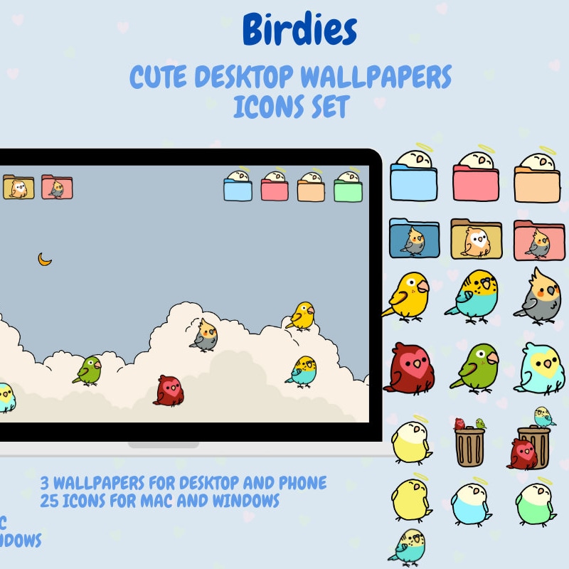 Desktop Icons - Etsy