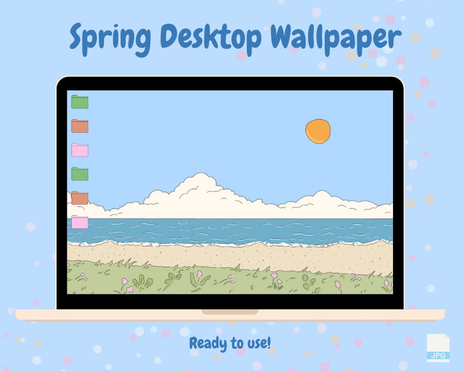 Spring Desktop Wallpaper, Cute Desktop Wallpaper, Anime Cute Desktop ...
