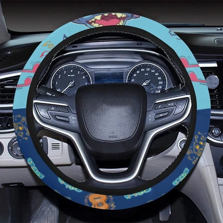 Stitch Steering Wheel Coverdisney Car Accessoriessteering - Etsy