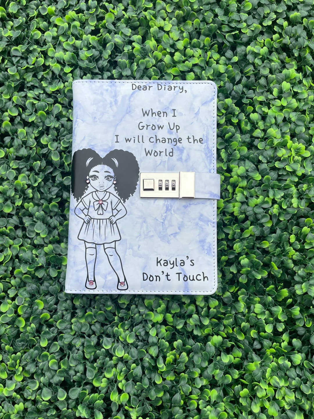 Dear Diary| Custom Journal With Lock | Diary | Notebook for Girls - Etsy