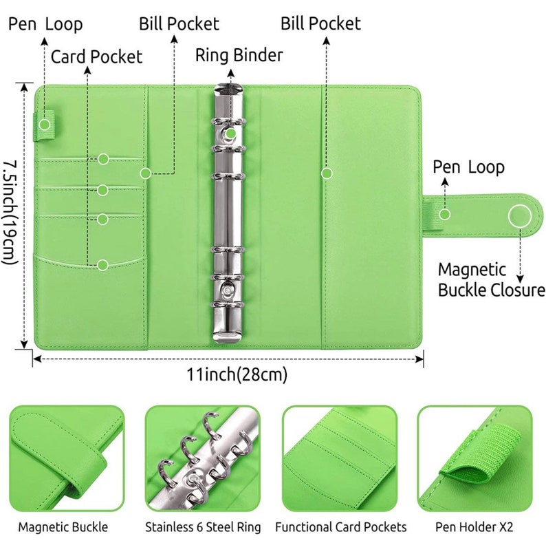Shift My Focus Budget Binder With Money Envelopes Cash - Etsy