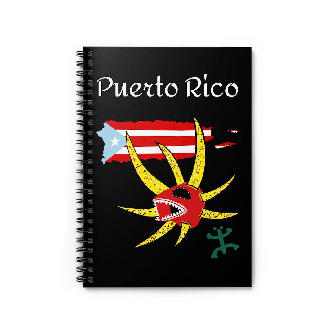 Spiral Notebook Ruled Line Puerto Rico - Etsy