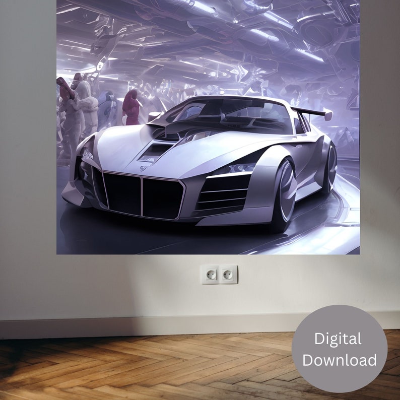 Metaverse Car Print for the Futuristic Auto Fan - Etsy