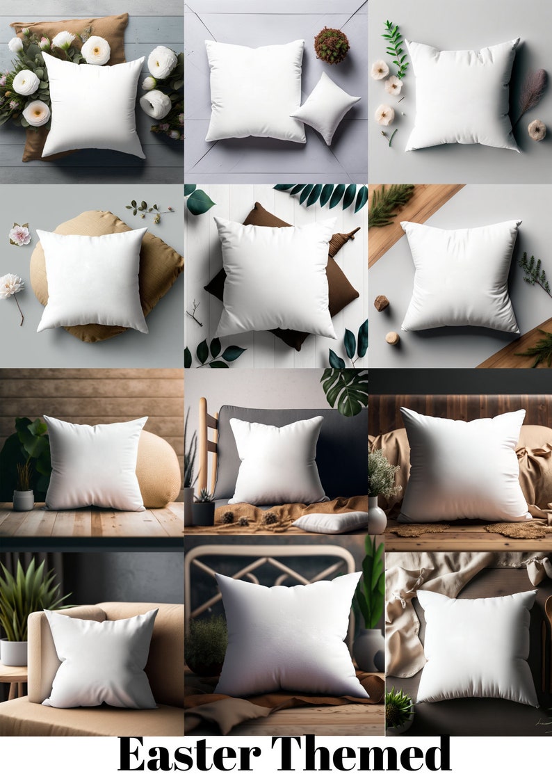 100 Cushion Mockups Pillow Mock up Bundle Modern Mock up Photograph ...