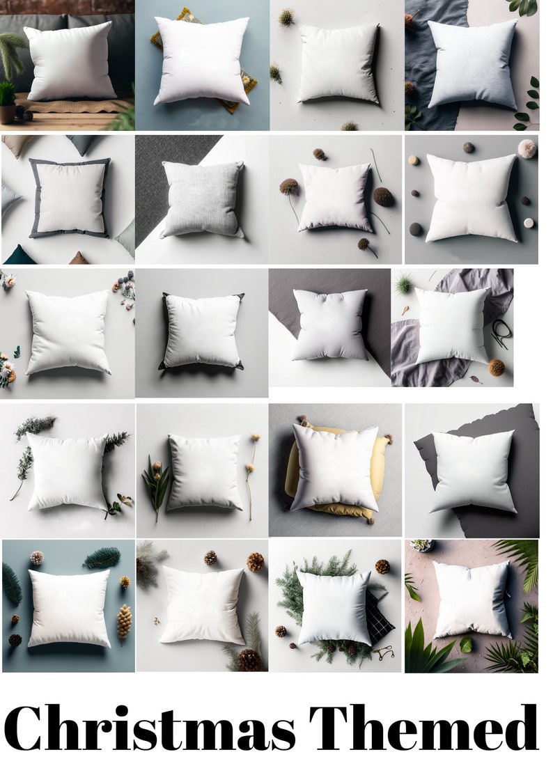 100 Cushion Mockups Pillow Mock up Bundle Modern Mock up Photograph ...