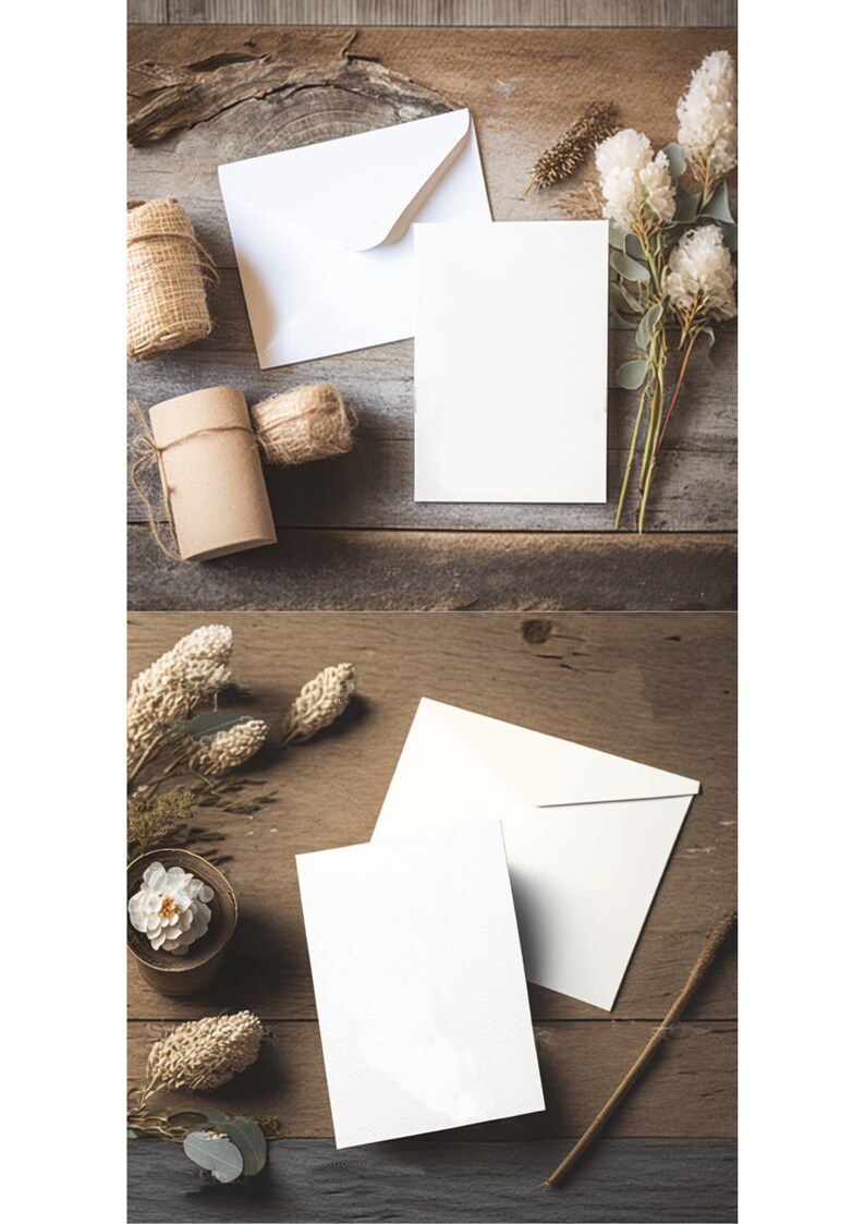 10 Greeting Card Mockups Mock up Bundle Modern Mock up - Etsy
