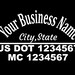 2x Custom US DOT Trucking Decal Stickers Tow Truck, Trucking, 18 ...