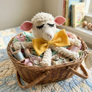 Knitting Lamb Plush Toy Pattern, Amigurumi Sheep PDF, Beginner Friendly ...