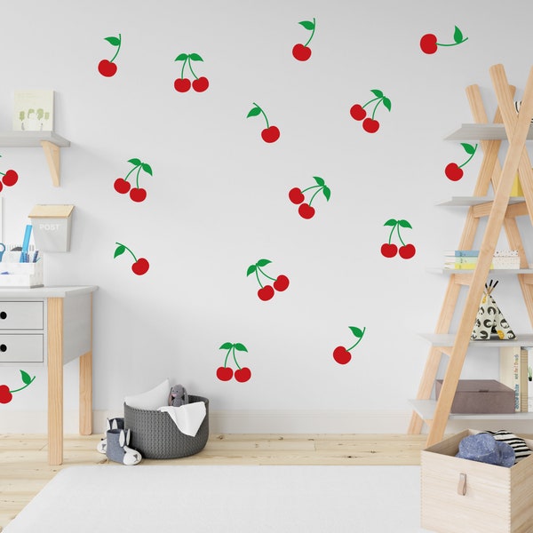 Cherry Wall Decals - Etsy