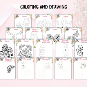 Easter Activity Pack- Coloring Pages, Easter Games. Kids Busy Book ...