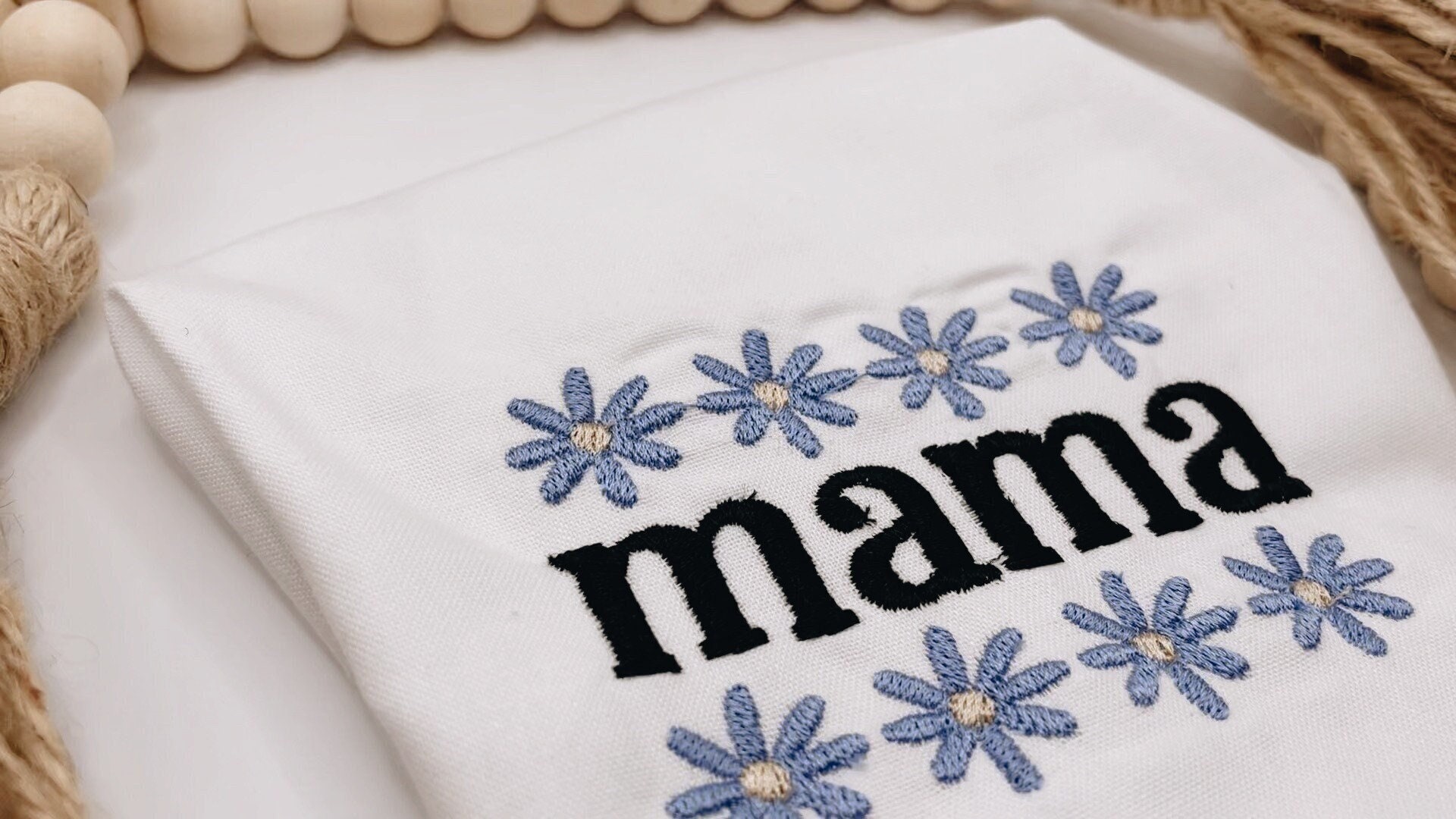 Mama Embroidery Design Mother Day Embroidery File Flower Pes File ...