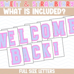 Welcome Back Bulletin Board for Classroom Strawberry Printable Bulletin ...