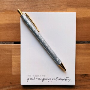 Speech Therapy Notepad for SLP Sticky Note for Speech Therapist Office ...