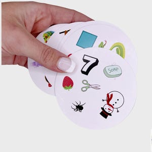 Speech Therapy Game S Sound Practice Spot It Style Educational Card ...