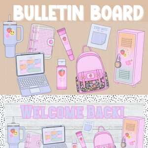 Welcome Back Bulletin Board for Classroom Strawberry Printable Bulletin ...