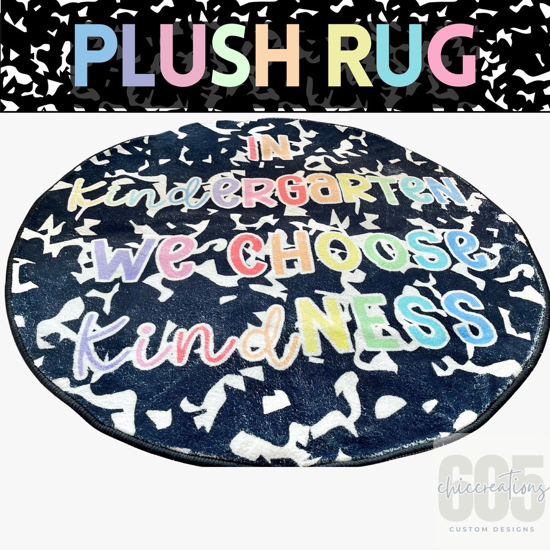 Round Rug for Kindergarten Classroom Decor for Kindergarten Corner ...