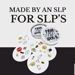 Speech Therapy Game S Sound Practice Spot It Style Educational Card ...