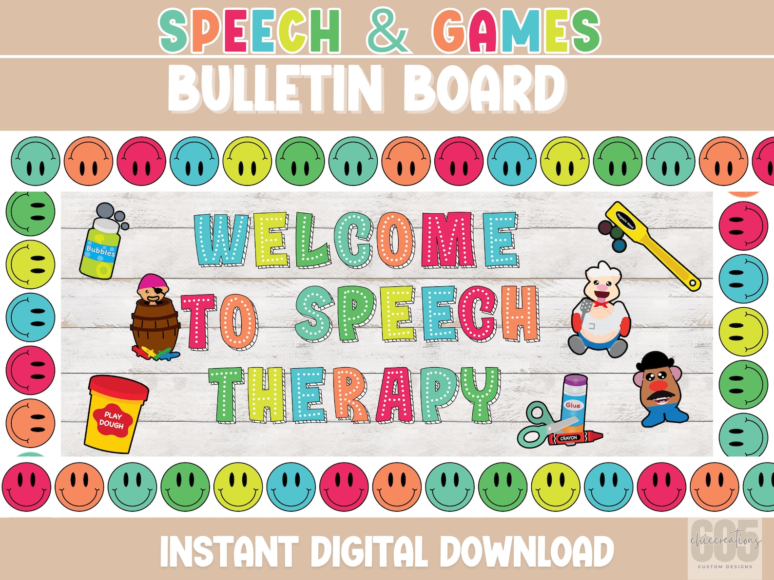 Welcome to Speech Therapy Bulletin Board for Speech Room Printable ...
