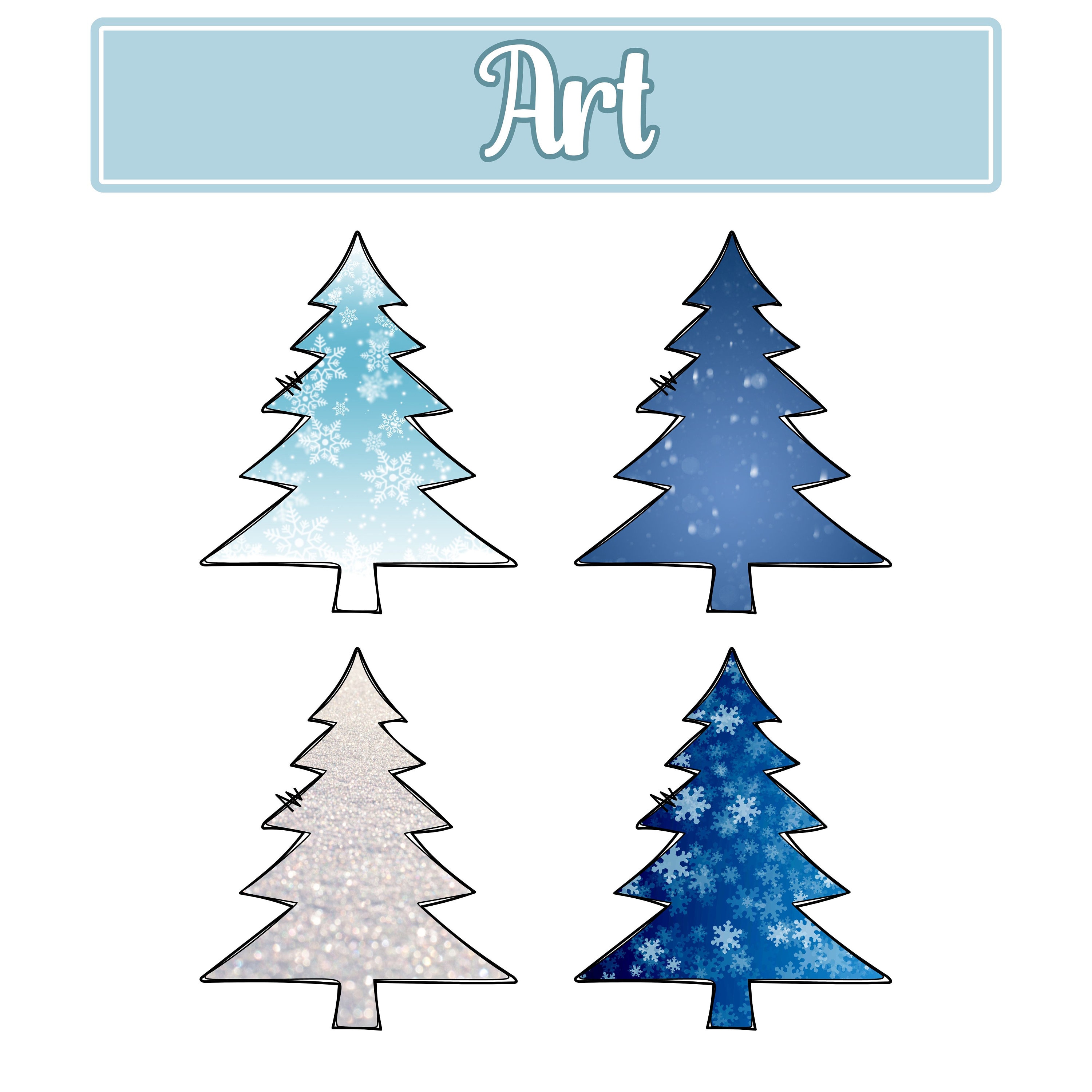 Winter Doodle Alphabet Letter PNG Bundle Winter Doodle Letter Number ...