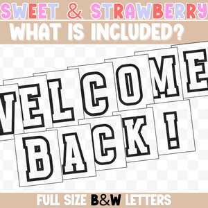 Welcome Back Bulletin Board for Classroom Strawberry Printable Bulletin ...