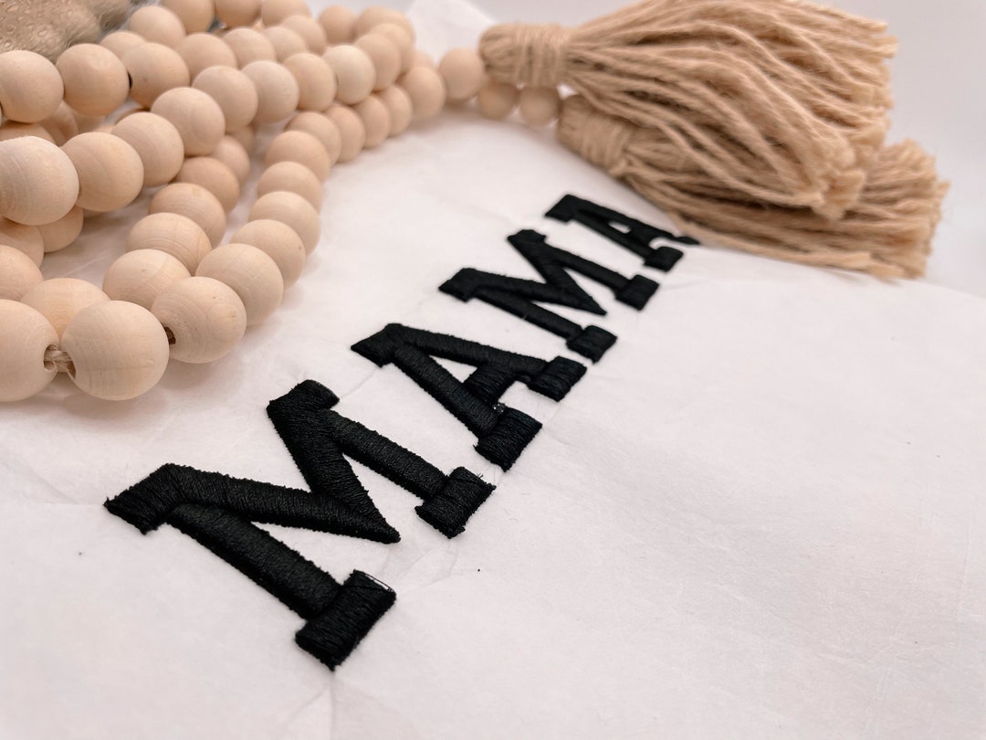 3D Puff MAMA Embroidery File Trendy PES Design for Machine Embroidery ...