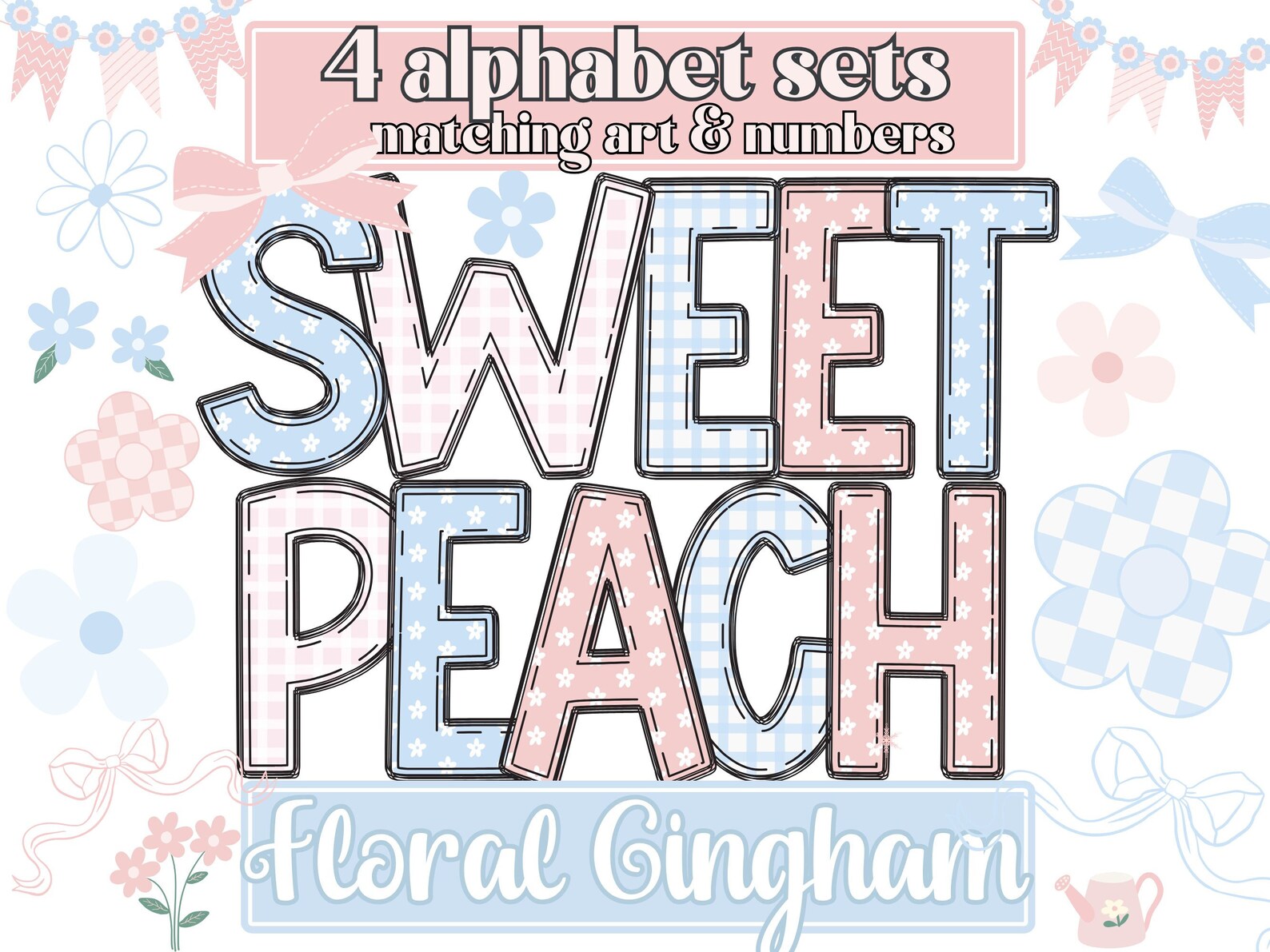 Floral Alphabet Png Alphabet Set Doodle Alphabet Png Alpha Doodle Font ...