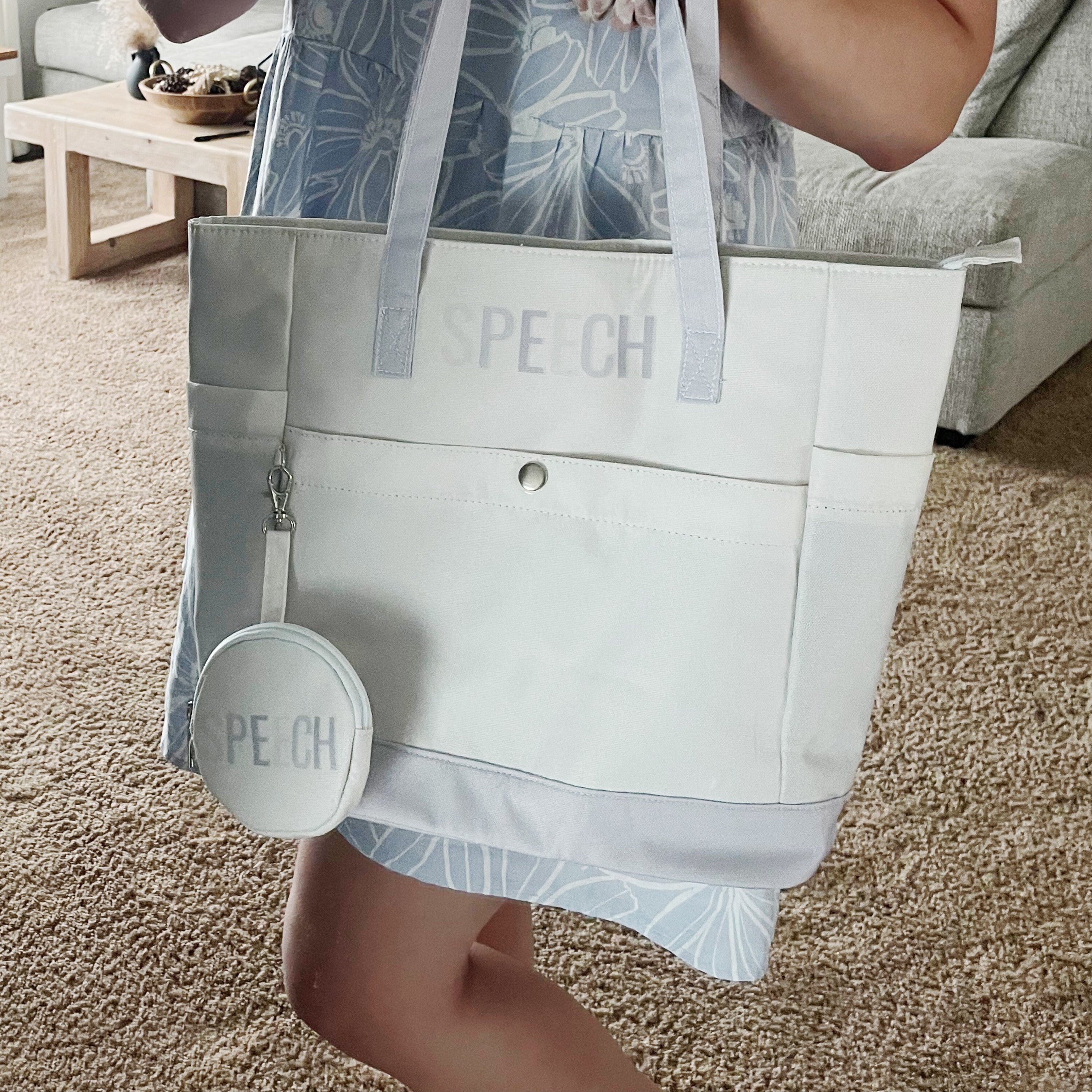 Speech Therapy Tote Bag for Speech Therapist Bag for SLP Tote Bag Gift ...