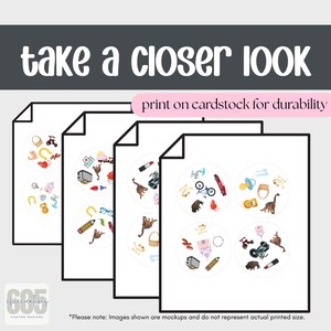 Speech Therapy Spot It Game Medial S Sound Articulation Practice ...