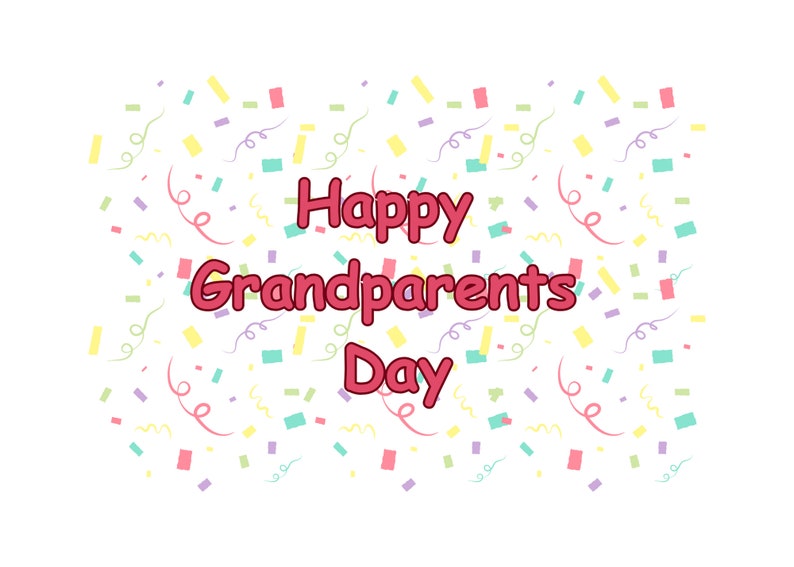 Grandparents Day Cards - Printable PDF & JPG Files for Kids' Creative ...