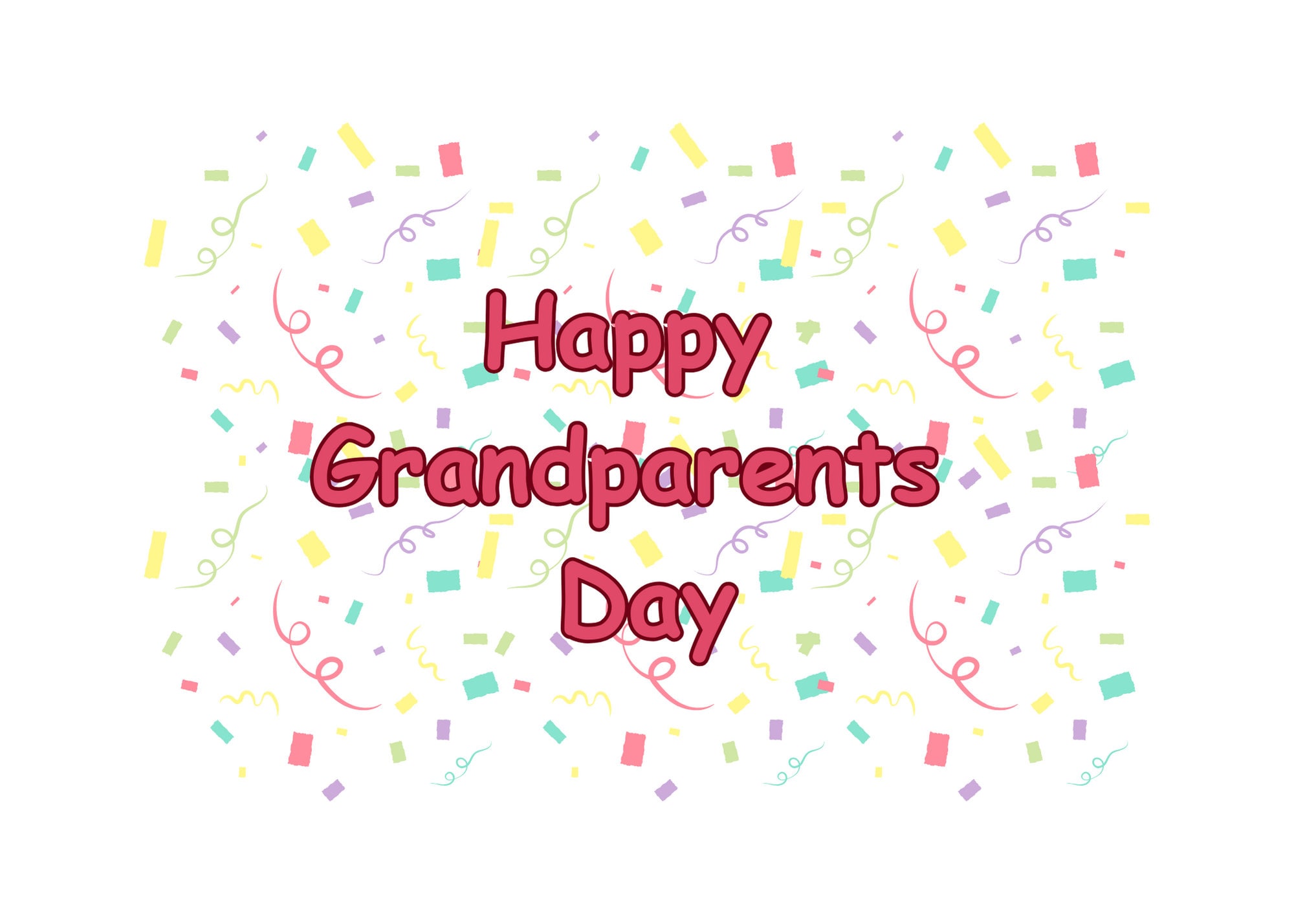 Grandparents Day Cards - Printable PDF & JPG Files for Kids' Creative ...