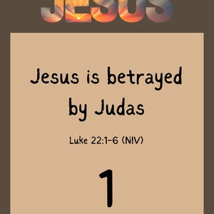 Journey With Jesus | Easter Story Adventure for Kids | 5 Station ...