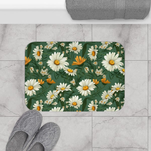 Daisy Bath Mat - Etsy
