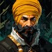 A Sikh Warrior Vector Art PDF Sikh Art Wall Art Digital Print Doesn't ...