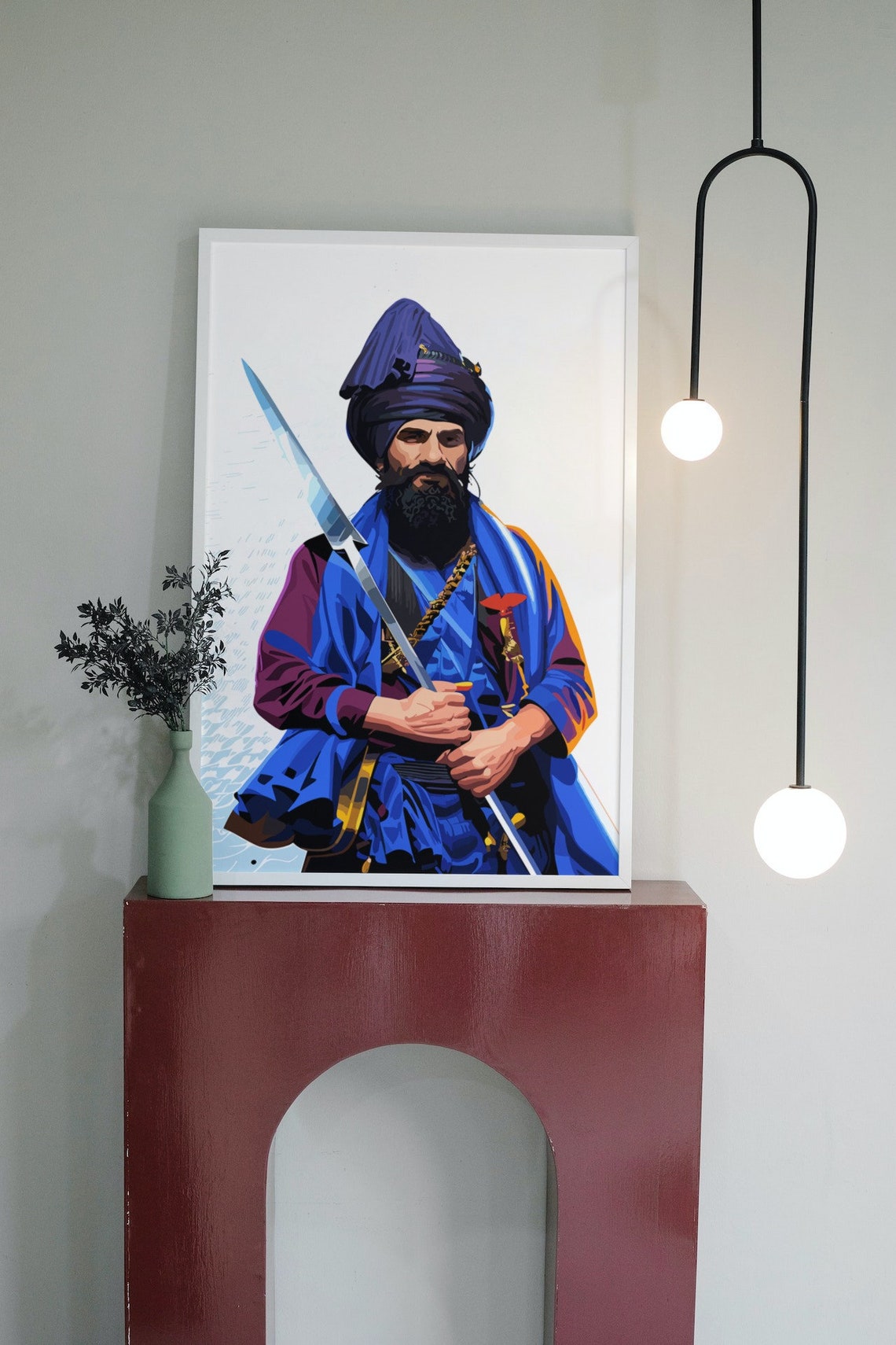 Sikh Khalsa Warrior | Wall Art | Digital PDF | Vector File | HD Photo ...