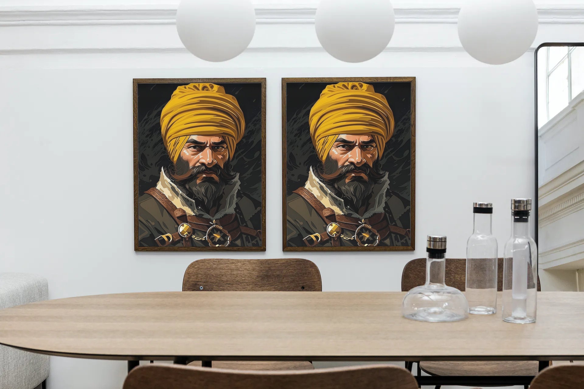 A Sikh Warrior | Vector Art PDF | Sikh Art | Wall Art | Digital Print ...