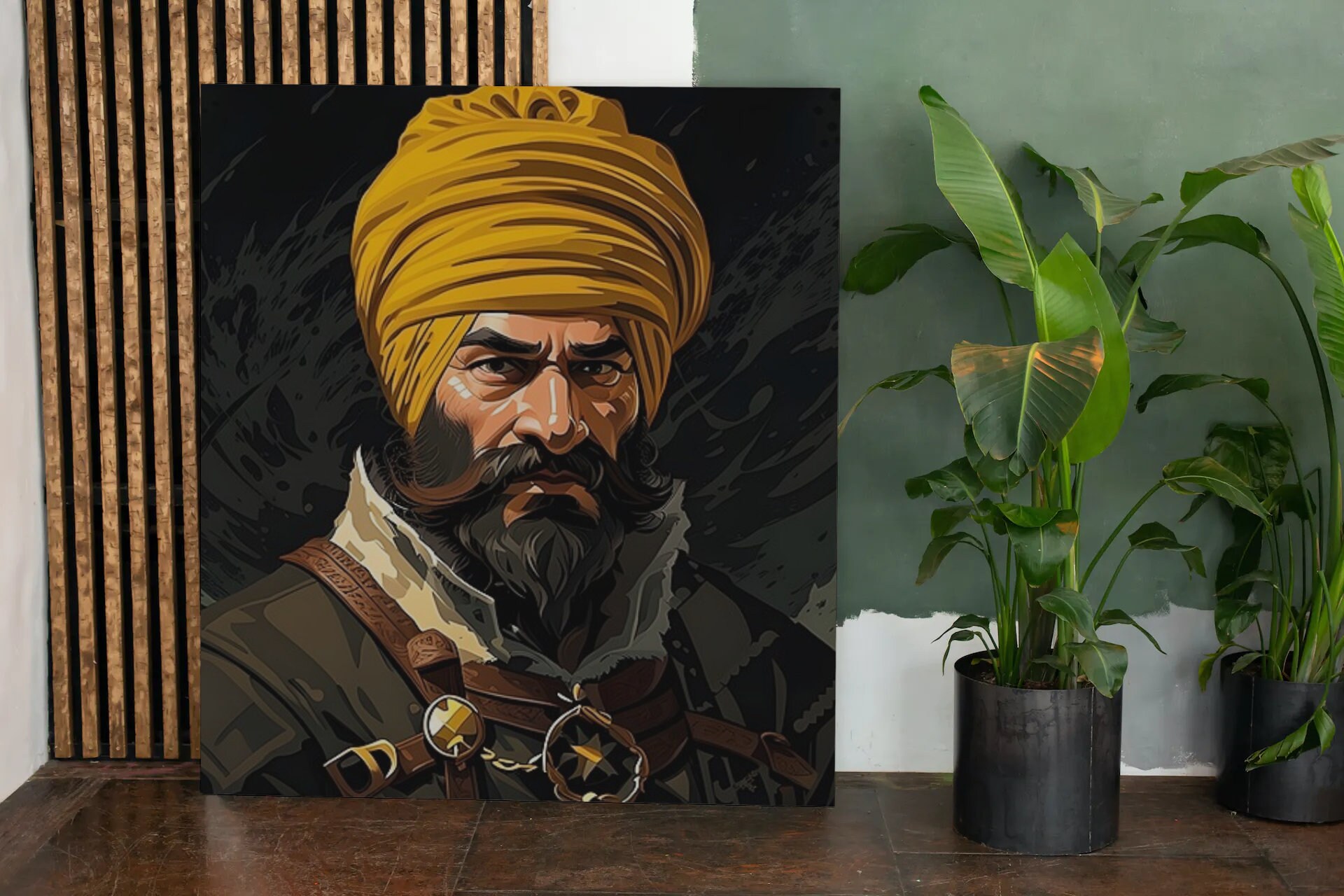 A Sikh Warrior | Vector Art PDF | Sikh Art | Wall Art | Digital Print ...