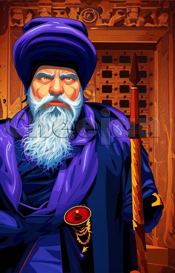 Nihang Singh | Vector Art PDF | Sikh Art | Wall Art | Digital Print ...