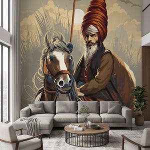 Sikh Warrior | Wall Art | Digital PDF | Vector File | HD Photo ...