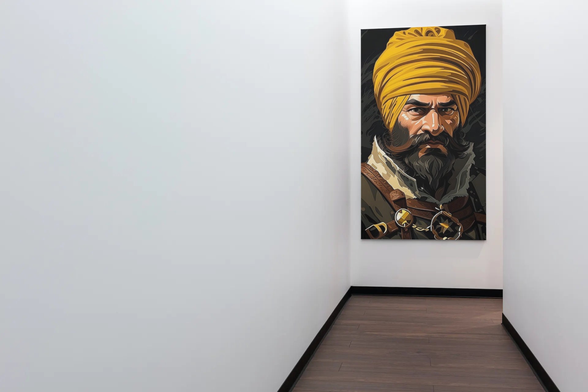 A Sikh Warrior | Vector Art PDF | Sikh Art | Wall Art | Digital Print ...