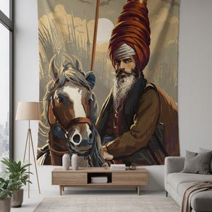 Sikh Warrior | Wall Art | Digital PDF | Vector File | HD Photo ...