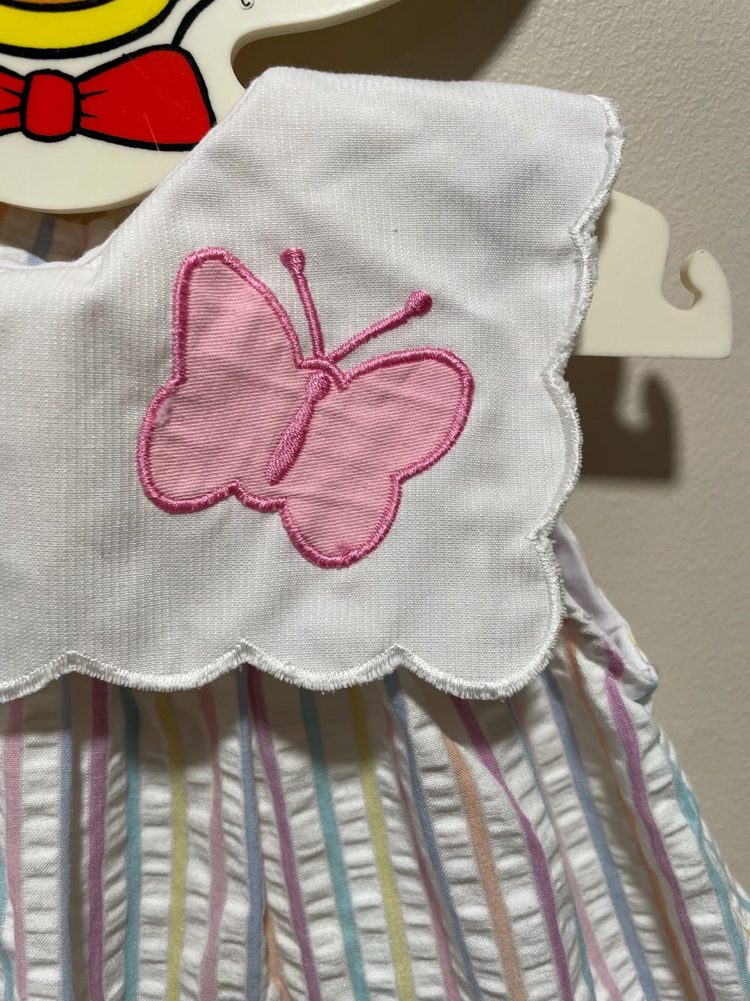 Vintage Samara Rainbow Stripes & Butterfly Baby Girl Clothing // 3-6 M ...