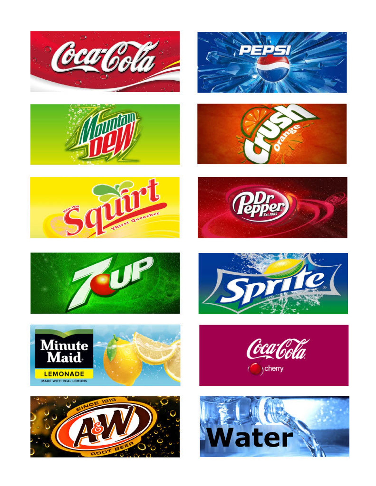 PDF Regular Soda Vending Machine Labels Etsy PDF Regular Soda Vending Machine Labels Etsy