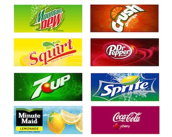 Vending Machine Labels, Vendo 720 Labels, Soft Drinks Vending Machine ...