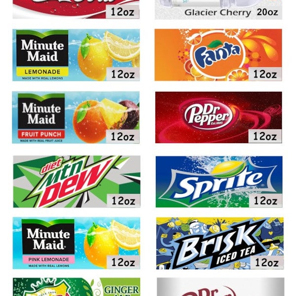 Gatorade Vending Machine Labels - Etsy