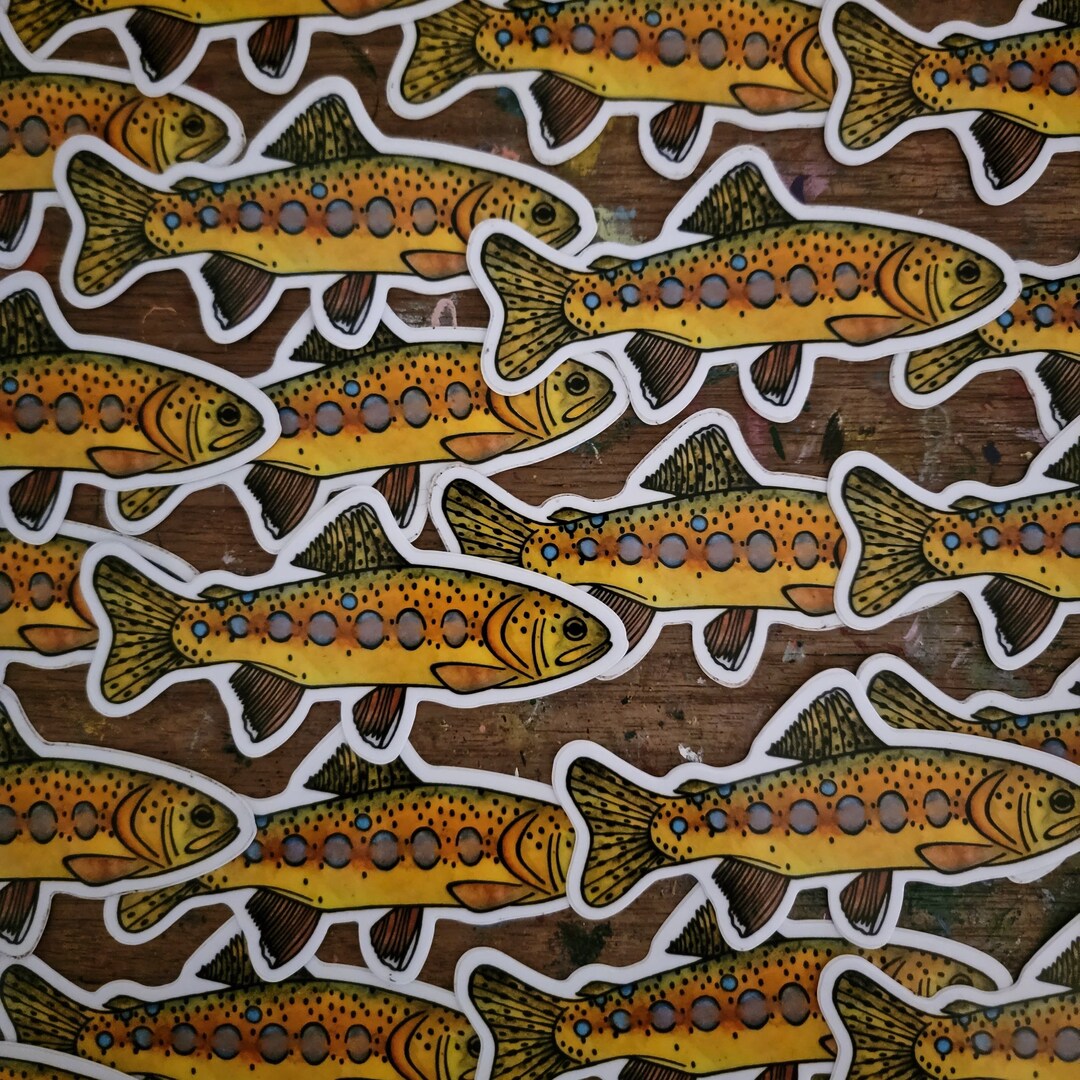 The Little Kern Golden Trout Sticker - Etsy