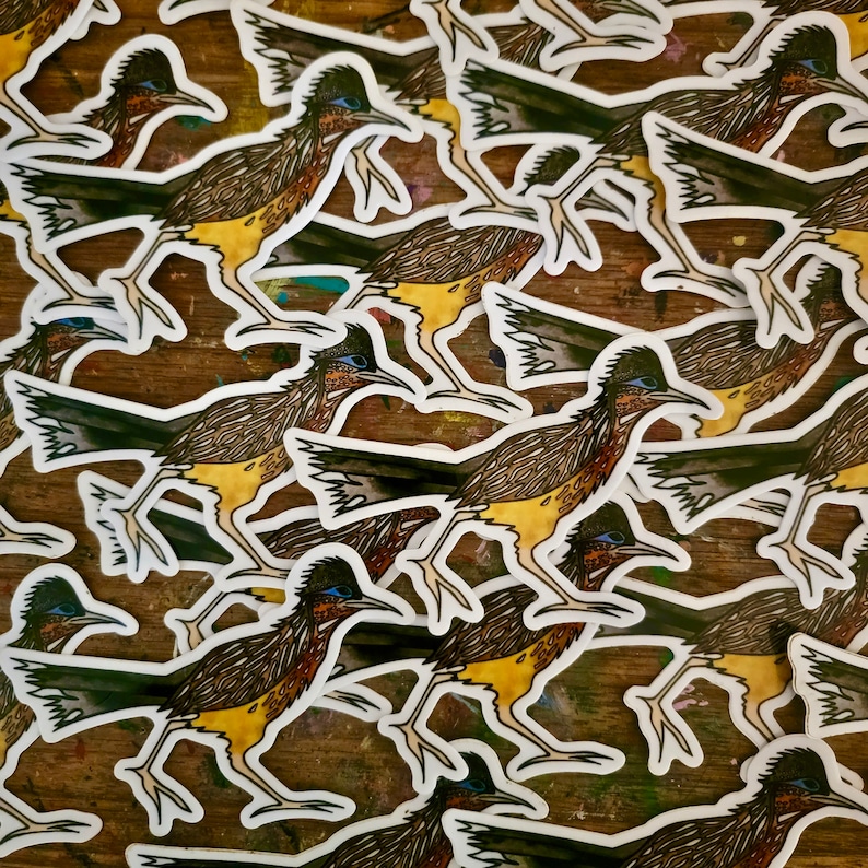 The Road Runner Sticker - Etsy