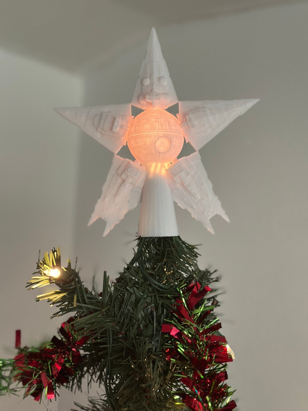 Death Star Tree Topper - Etsy