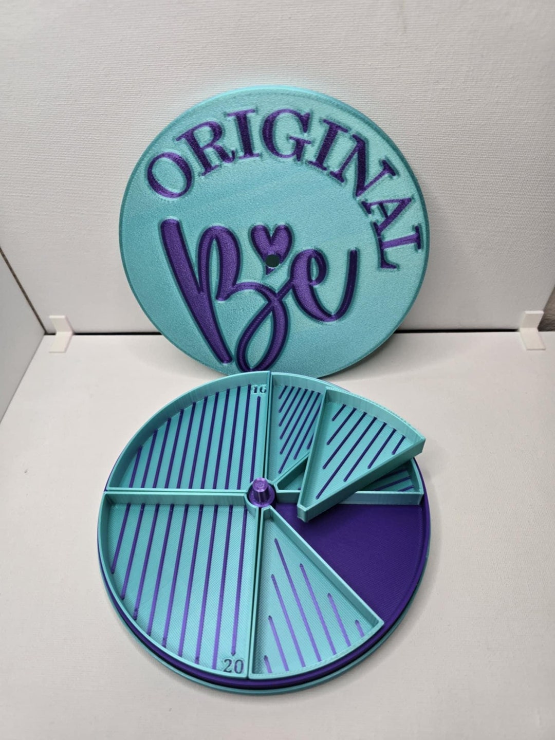 Spinnable 3D Printed Be Original Print Rhinestone Tray W/multiple ...