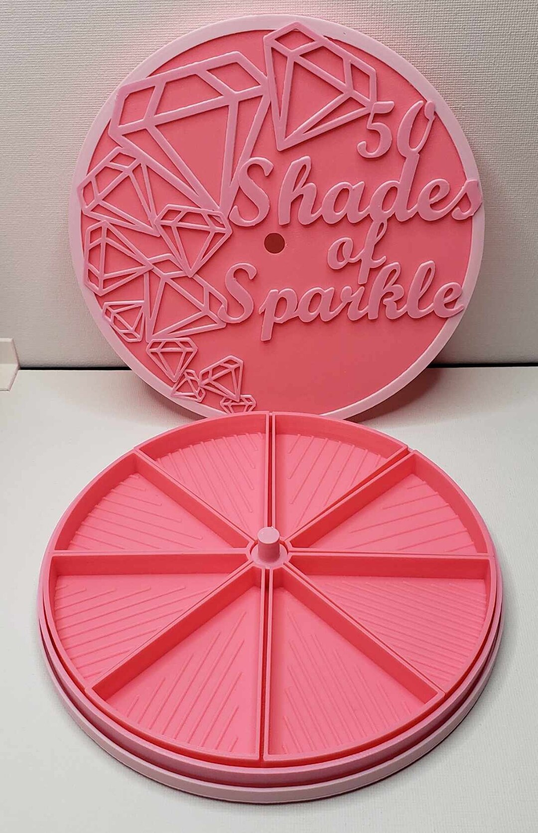 Bundle Spinnable 3D Printed Round Rhinestone Trays W/multiple Inserts ...