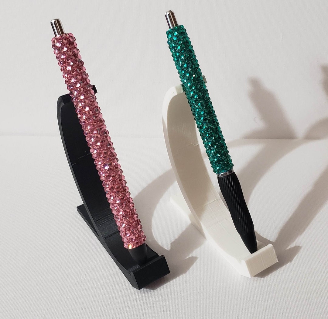 3D Printed Rhinestone Pen Holder and Display- Pen Display, Vendor Booth ...